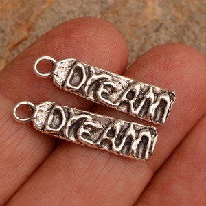 Artisan Dream Tag Charm in Sterling Silver, SS-28 - Etsy