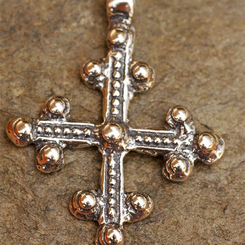 Tall African Cross in Sterling Silver Large Coptic Cross - Etsy