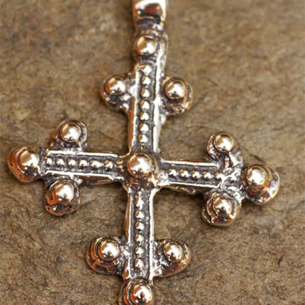 Coptic Cross Pendant - Etsy