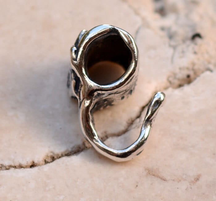 Sterling Silver Bail Adorned With a Flower, SS-355 - Etsy