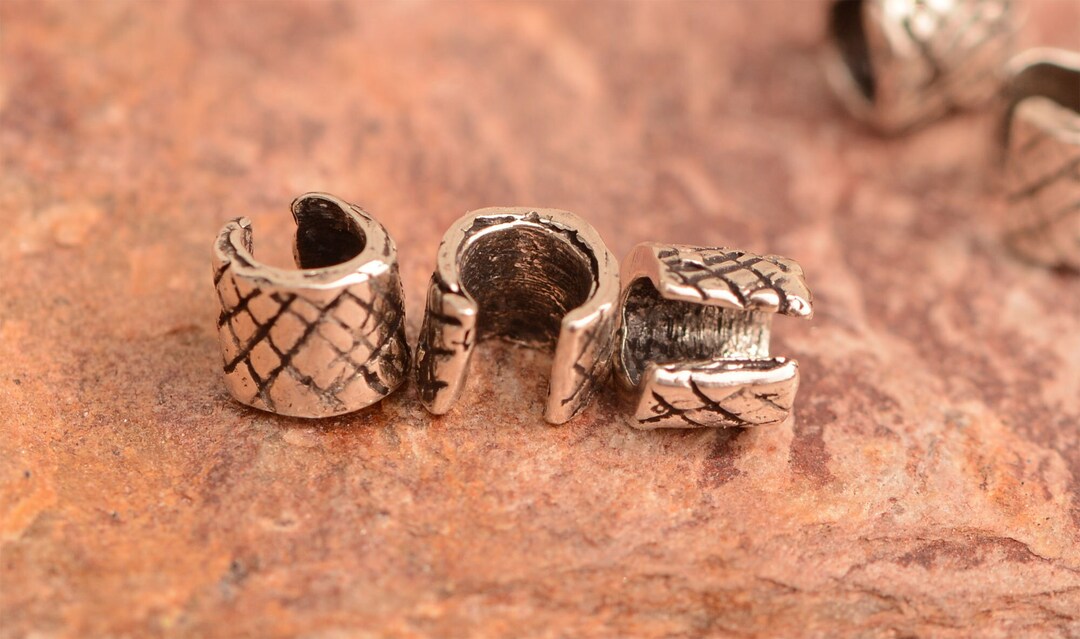 Crimp Cover Beads, Cross Hatch Etching, Catd-6 (set of 6) - Etsy