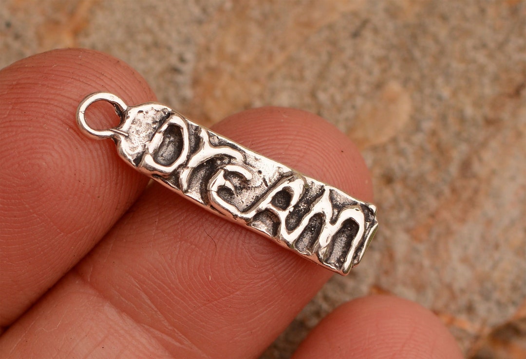 Artisan Dream Tag Charm in Sterling Silver, SS-28 - Etsy