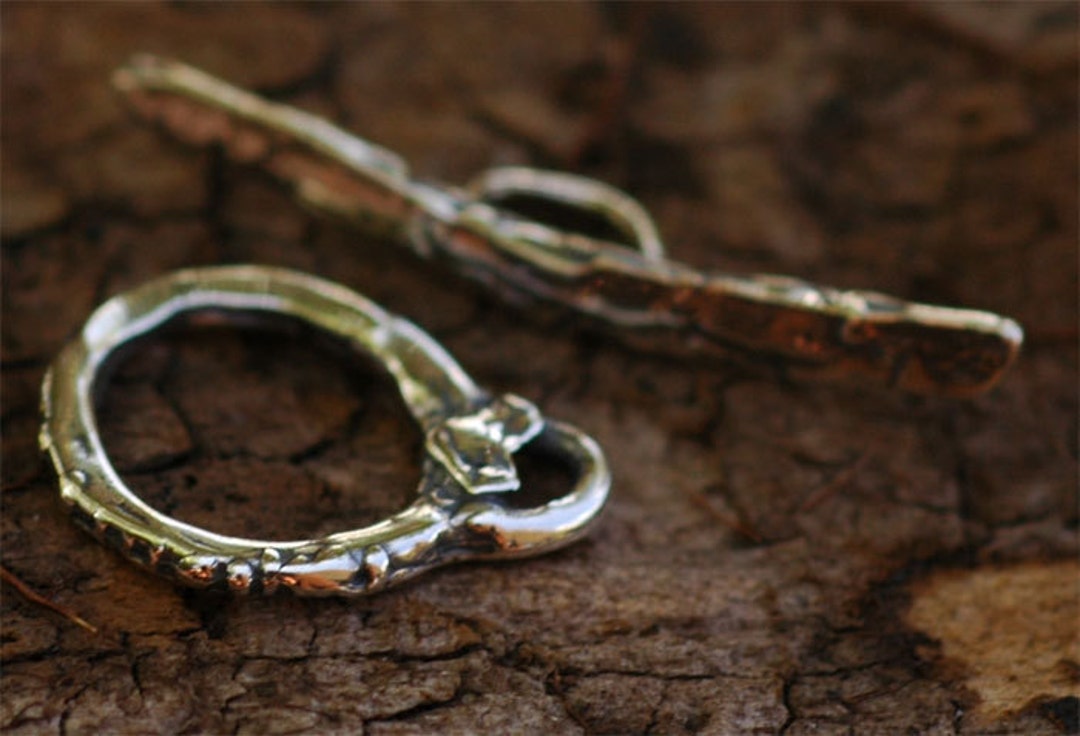 Round Toggle With Heart in Sterling Silver CL-88-150 - Etsy