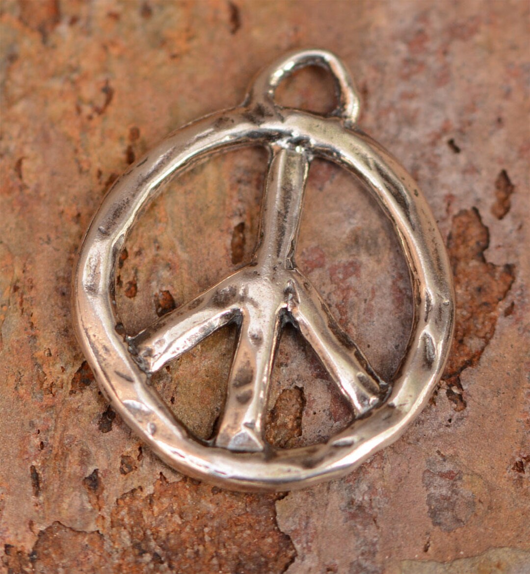 Sterling Silver Peace Pendant, PP1 - Etsy