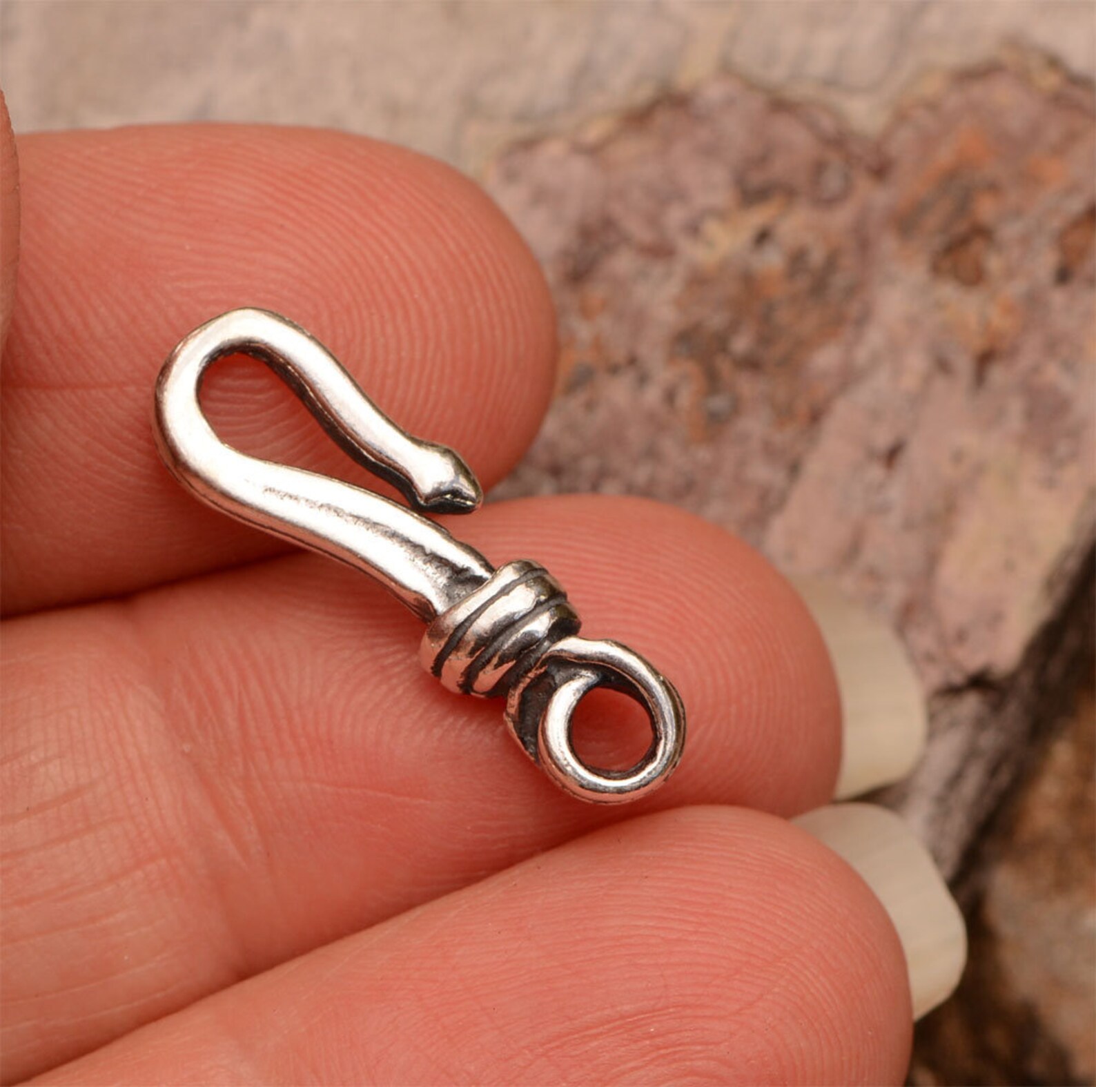 Artisan Chunky Hook and Eye Sterling Silver, PX-1070 - Etsy