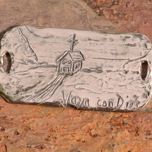 Silver Buttons // Artisan Rustic Edge Button in Sterling | Etsy