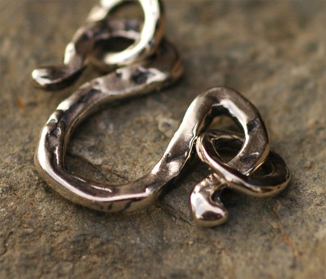 Charm Holder or U Shape Clasp in Sterling Silver With 2 - Etsy