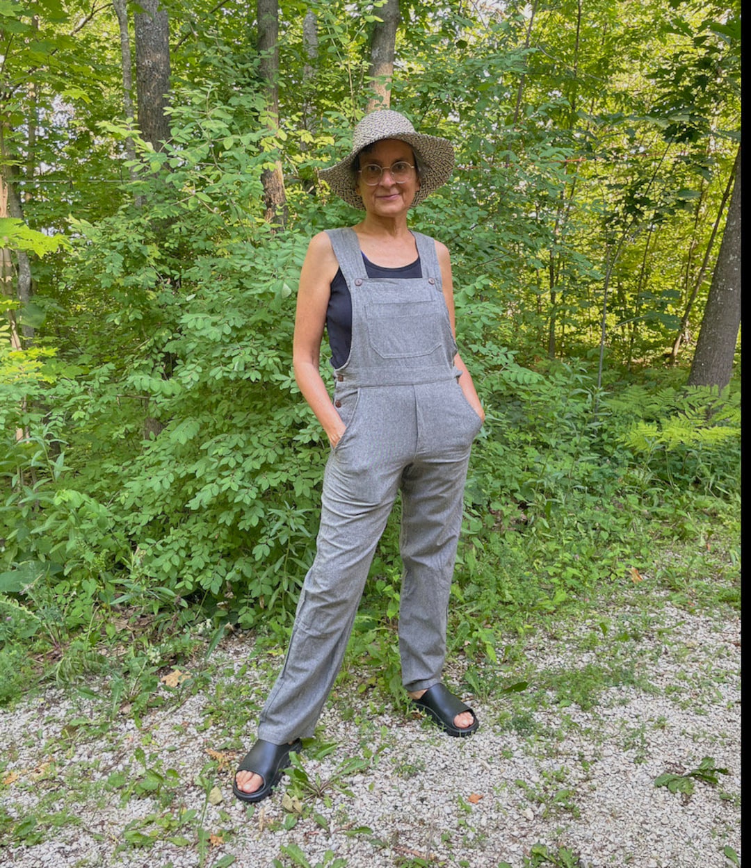 Sizes L/XL and 3X Charcoal Grey Overalls in a Smooth Woven Cotton - Etsy