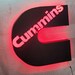 Cummins Metal Lighted Sign - Etsy