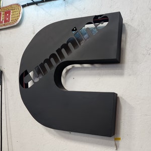 Cummins Metal Lighted Sign - Etsy