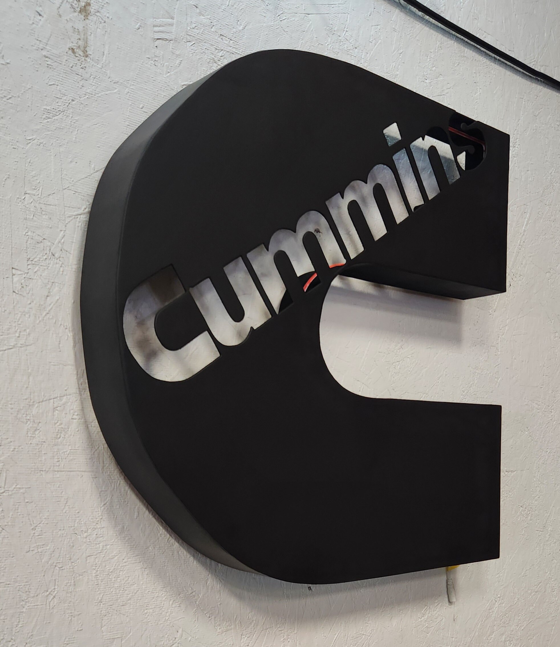 Cummins Metal Lighted Sign - Etsy