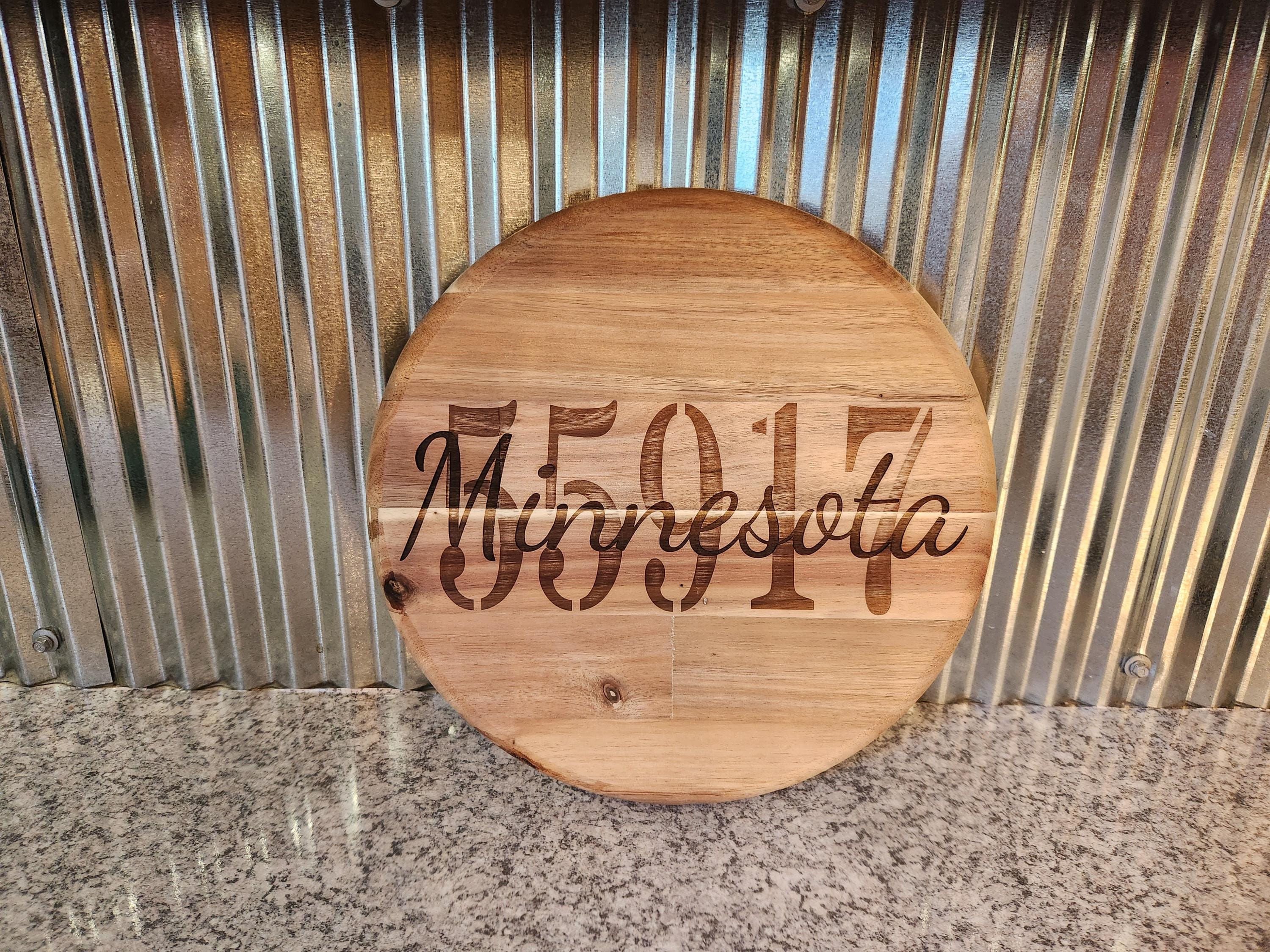 Custom Zip Code Sign - Etsy