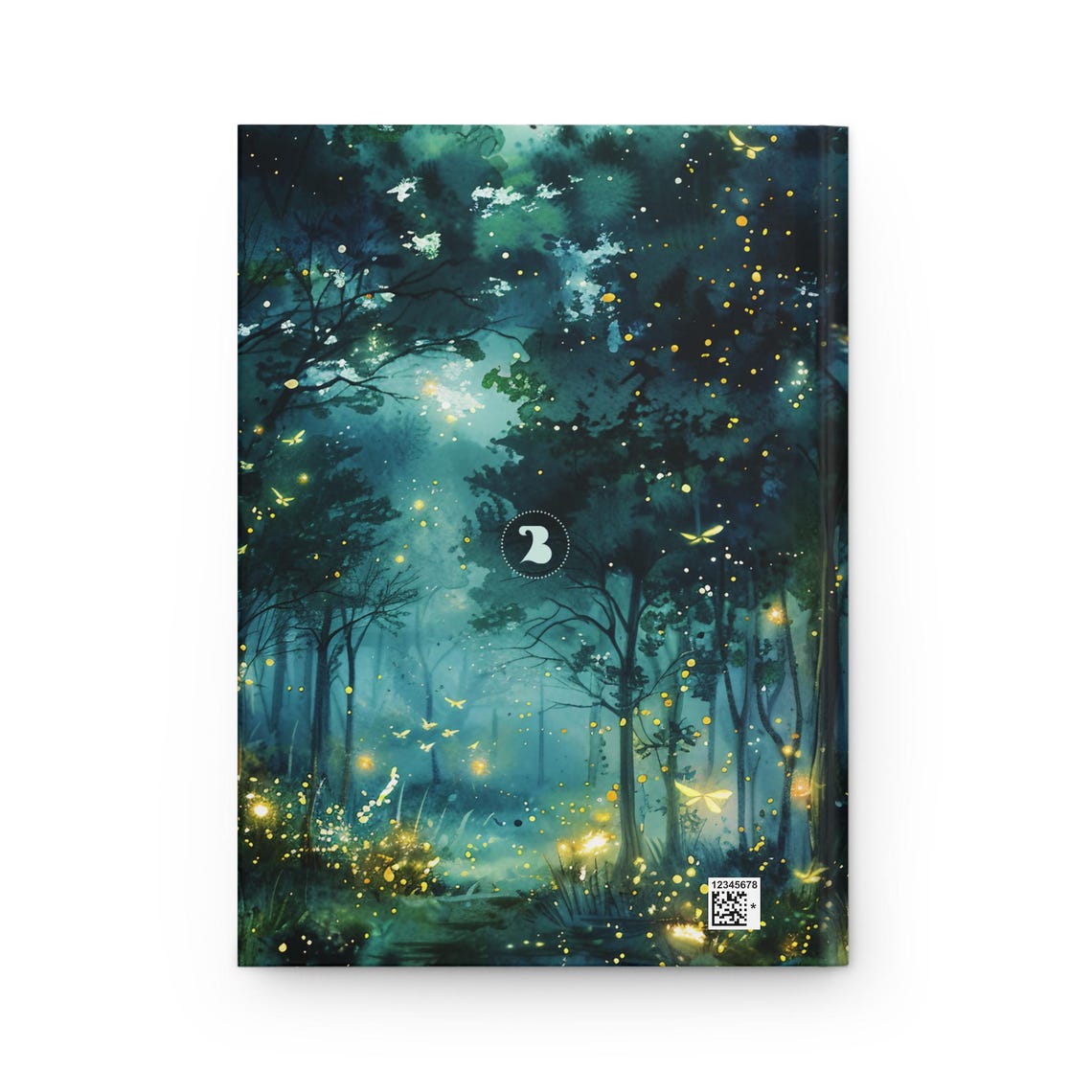 Fantasy Art Notebook, Magical Forest Hardcover Journal, Custom Notebook ...