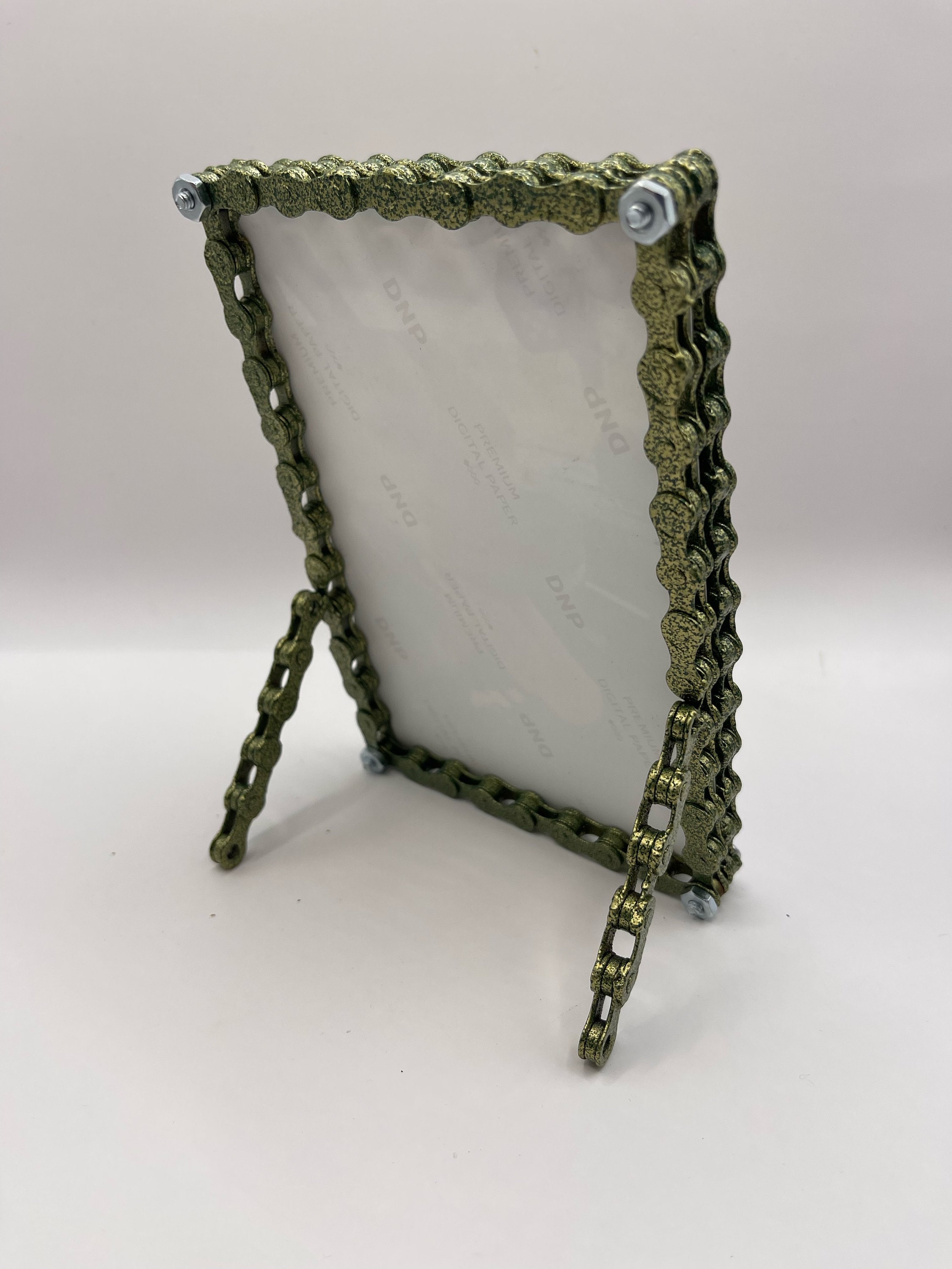 4" X 6" Bicycle Chain Picture Frame Portrait Style - Etsy