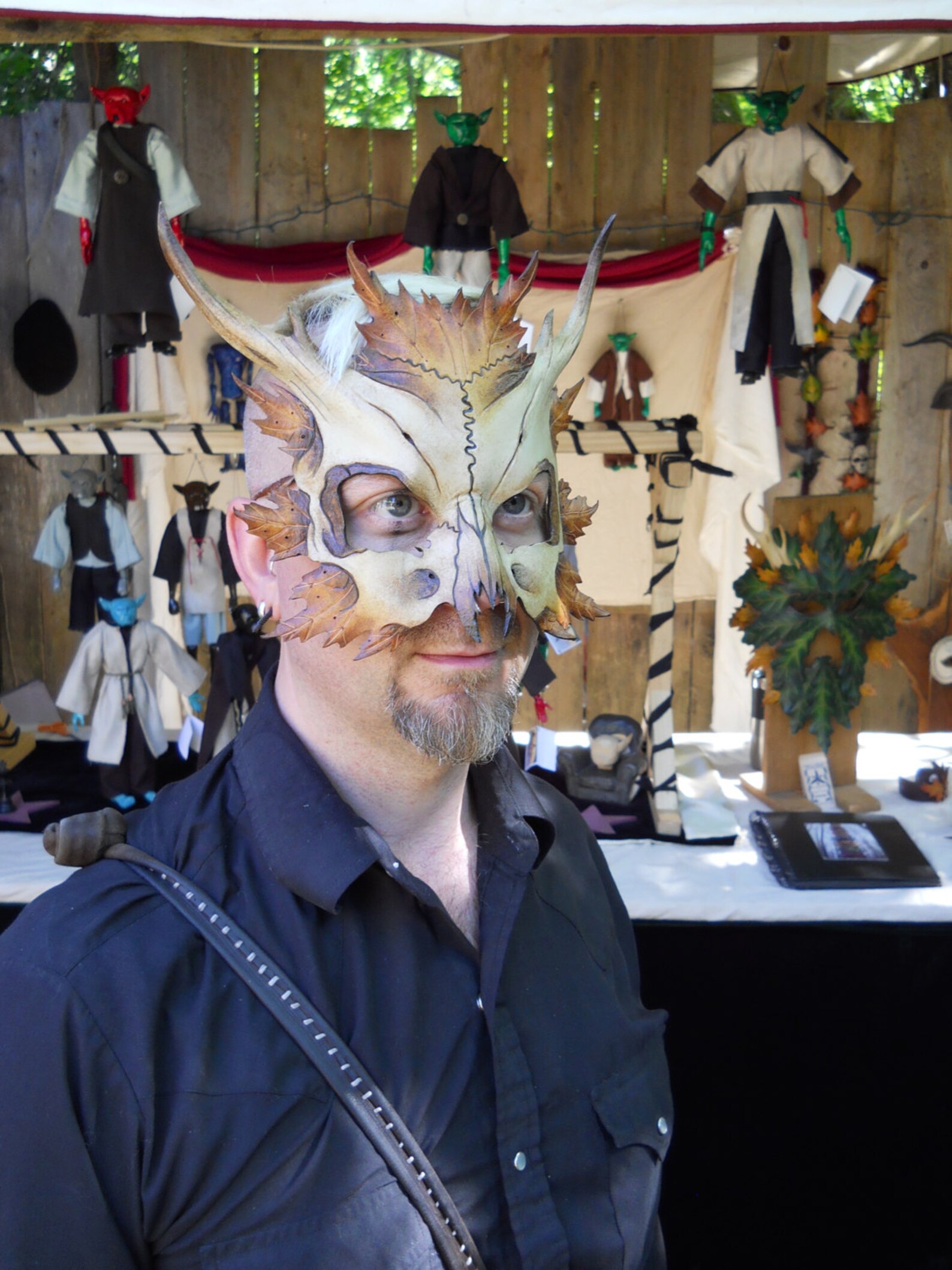 Fawn Skull Mask/original Handmade Leather Mask Halloween | Etsy