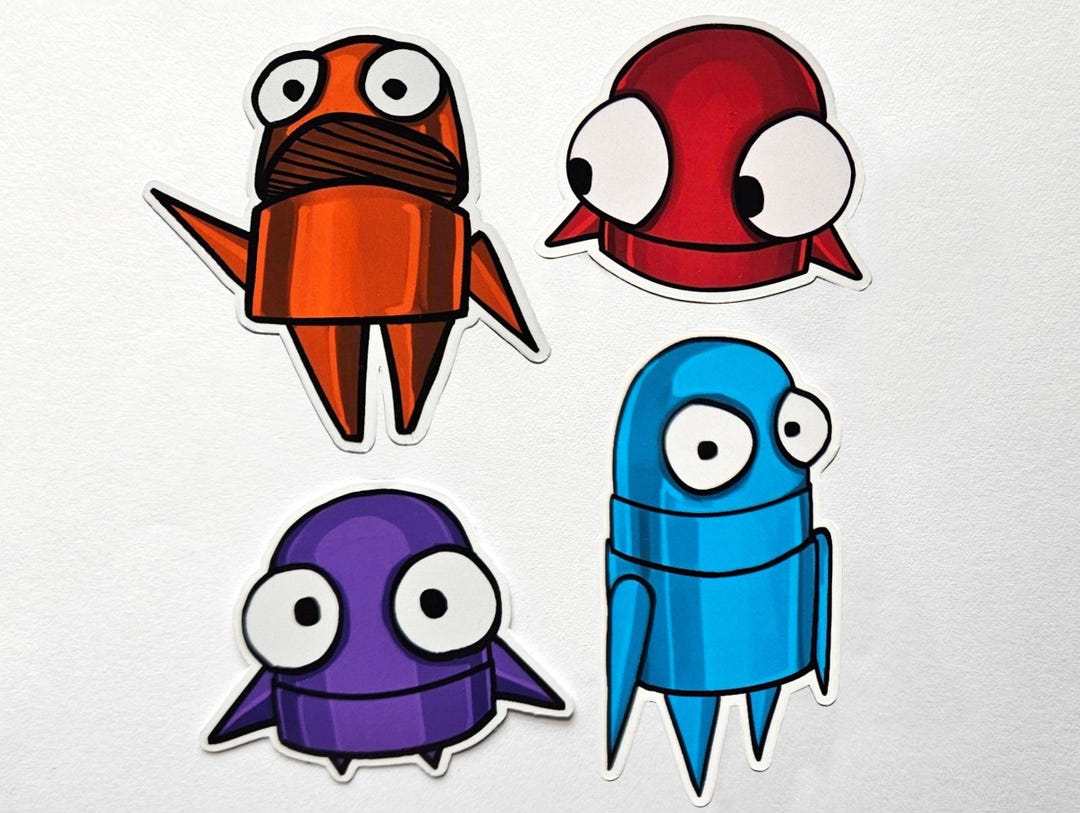 REPO Bot Stickers | Water Bottle, Phone, Laptop Vinyl Sticker | - Etsy