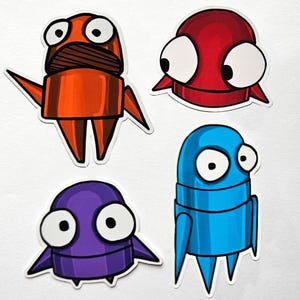 REPO Bot Stickers | Water Bottle, Phone, Laptop Vinyl Sticker | - Etsy