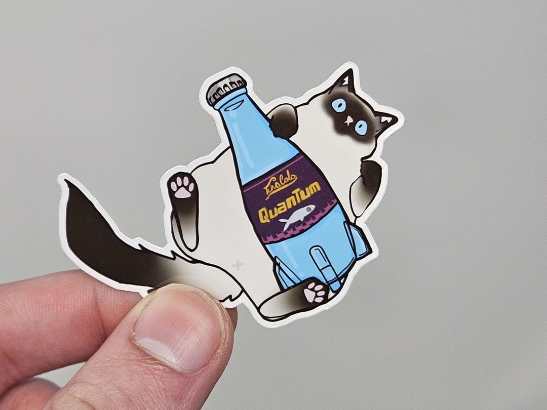 Cat With Fallout Nuka Cola Sticker - Etsy