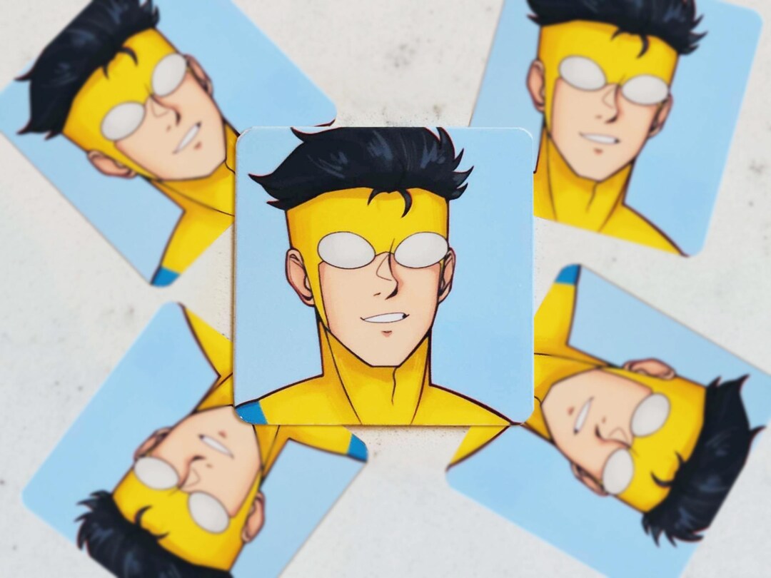 Invincible Sticker Vinyl Sticker For Laptop Phone Waterbottle Etsy