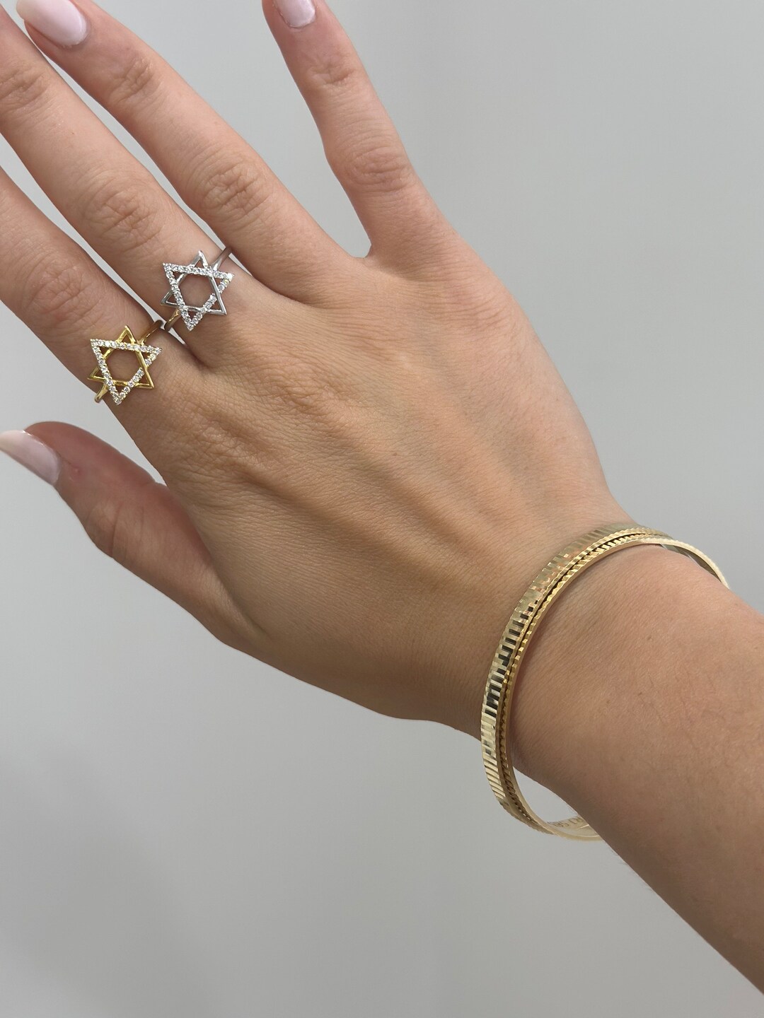 SILVER| Star of David Ring | Mazal Ring | Magen David Ring | Jewish ...
