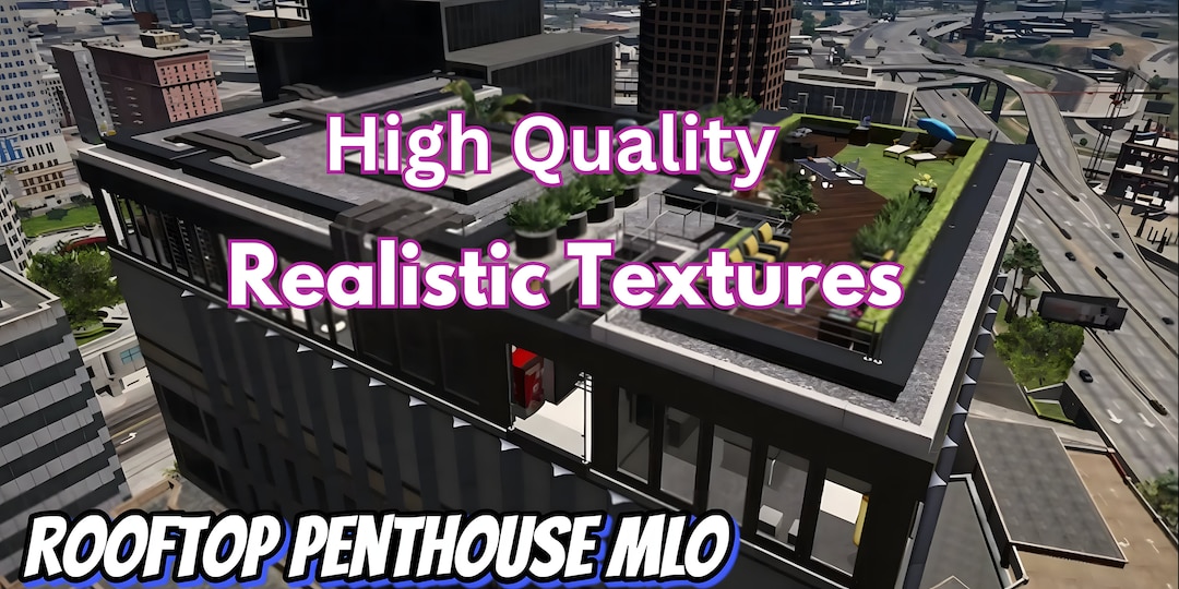 Rooftop Penthouse MLO Fivem MLO Grand Theft Auto 5 Optimized Mod High ...