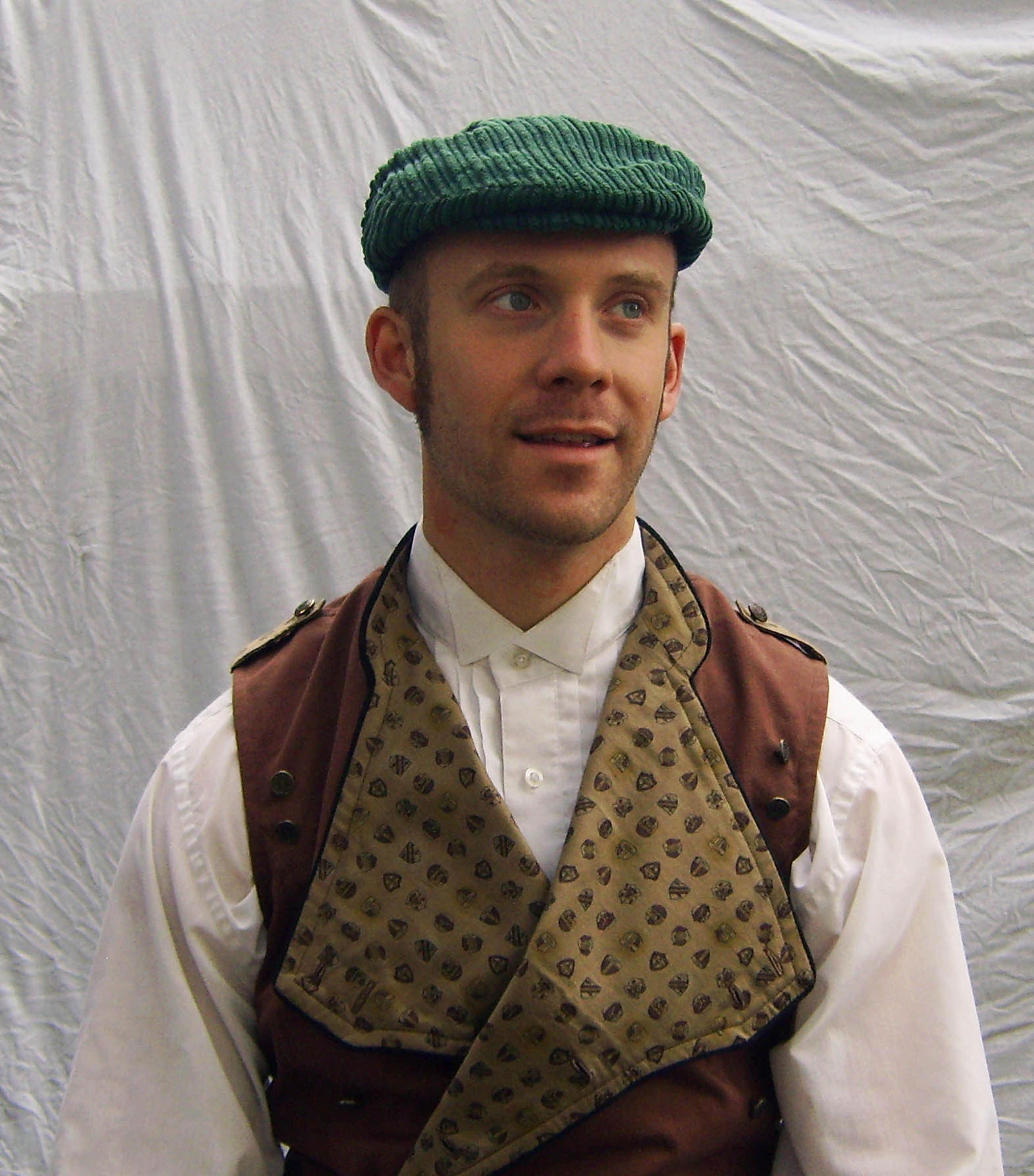 Flat Cap in Forest Green Made With Upcycled Cotton Corduroy - Etsy