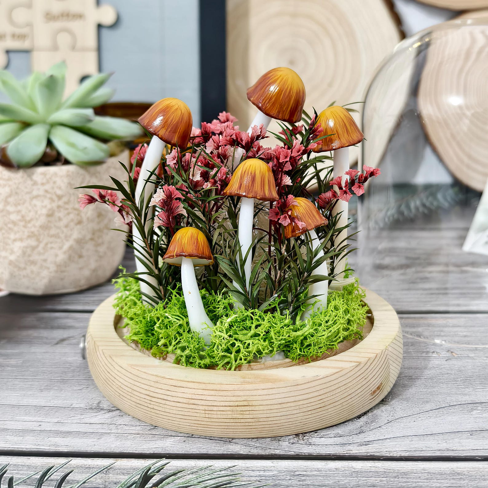 Whimsigoth Mushroom Lamp, Handmade Mushroom Night Light, Nursery Decor ...
