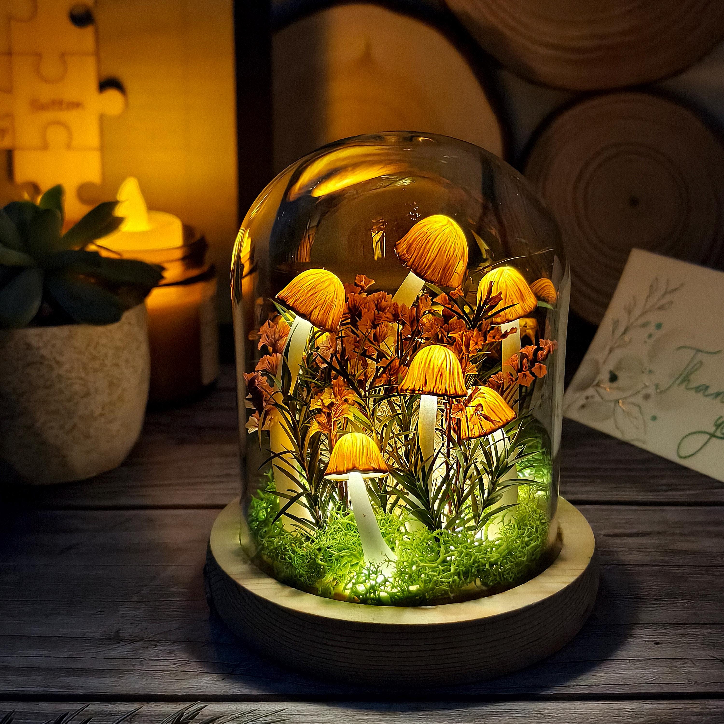 Whimsigoth Mushroom Lamp, Handmade Mushroom Night Light, Nursery Decor ...