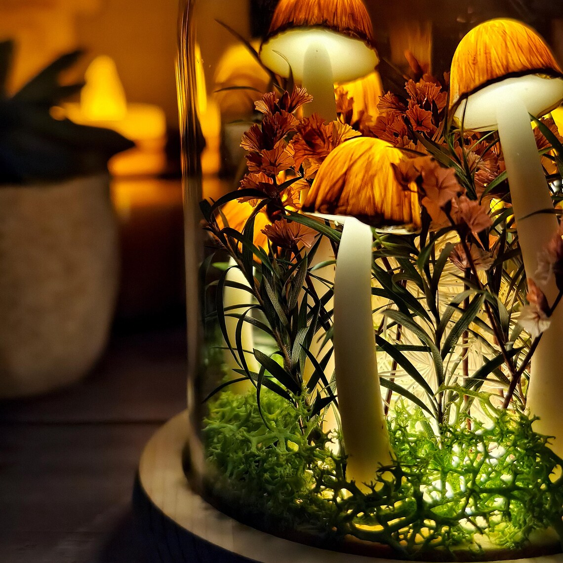 Whimsigoth Mushroom Lamp, Handmade Mushroom Night Light, Nursery Decor ...