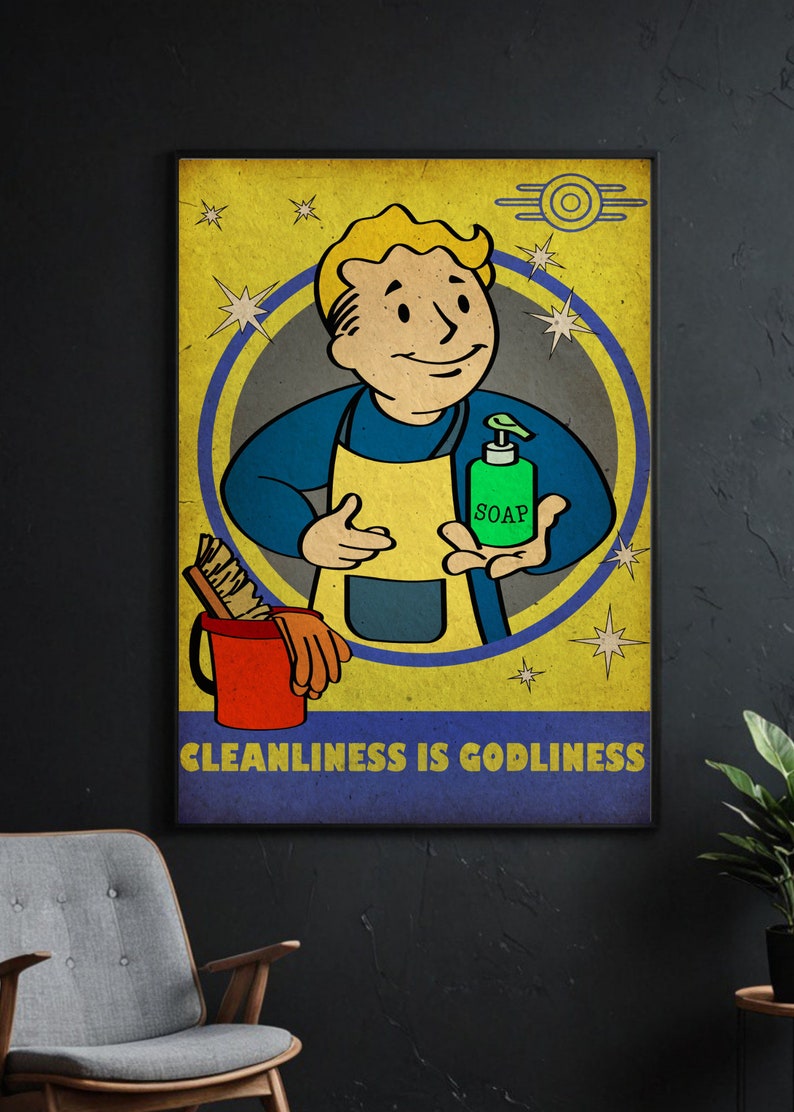Fallout Poster Set of 5 - Instant Digital Download - Vault-tec,print ...