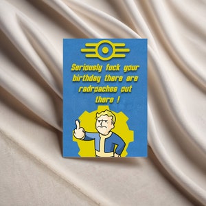 Fallout Birthday Card, Walton Goggins, Fallout Game, Vaultboy, Birthday ...