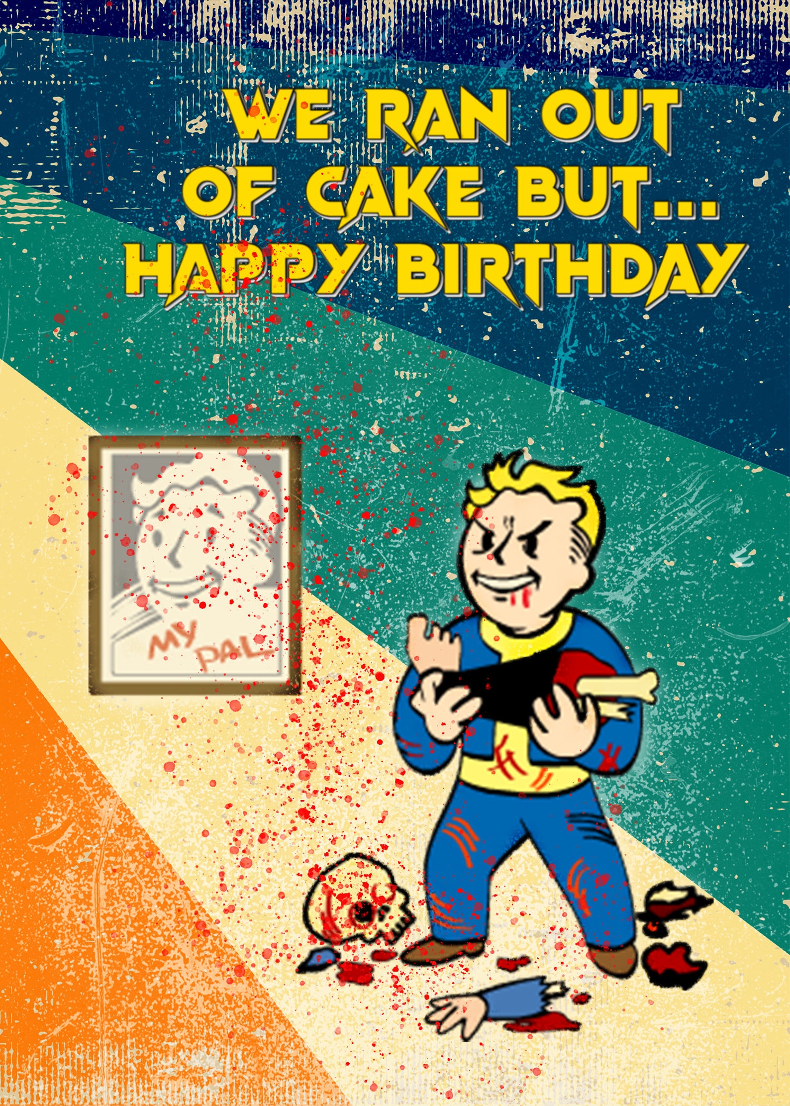Fallout, Fallout Canibal, Fallout Boy, Caps, Digital Download, Greeting ...