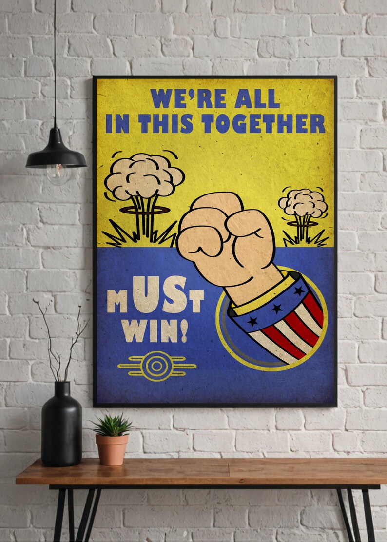 Fallout Poster Set of 5 - Instant Digital Download - Vault-tec,print ...