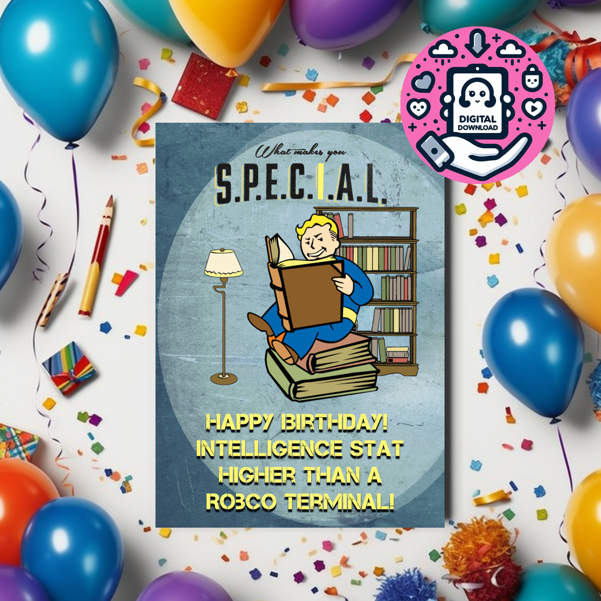 Fallout, Fallout Intelligence, Fallout Boy, Caps, Digital Download ...