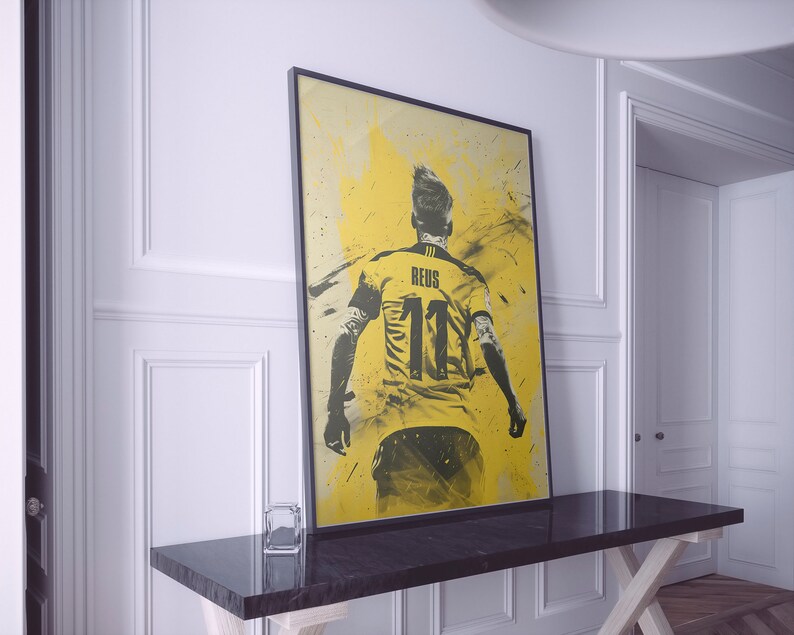 Marco Reus Poster | Sports Prints | Football Prints | Aesthetic Colors ...