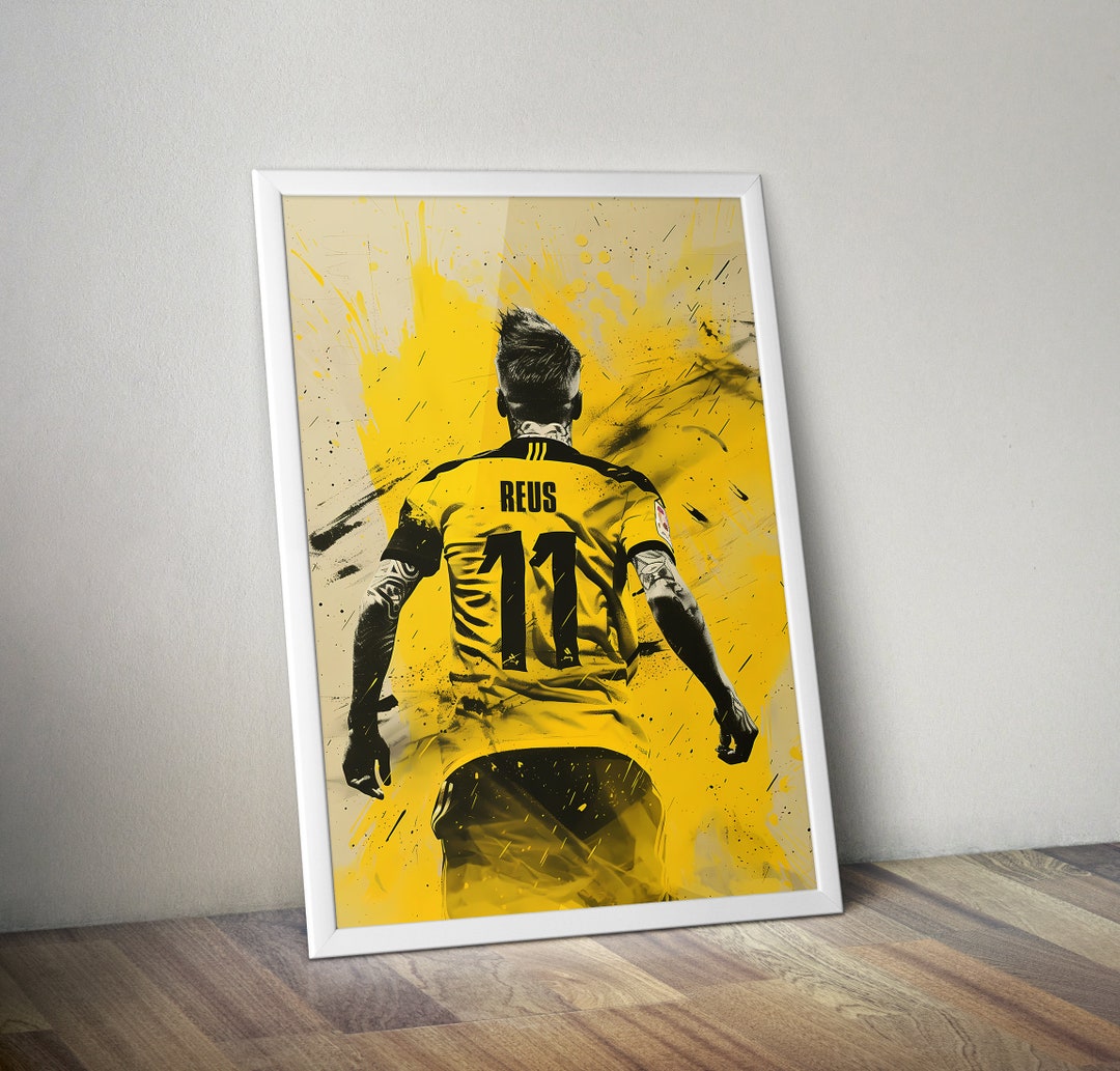Marco Reus Poster | Sports Prints | Football Prints | Aesthetic Colors ...
