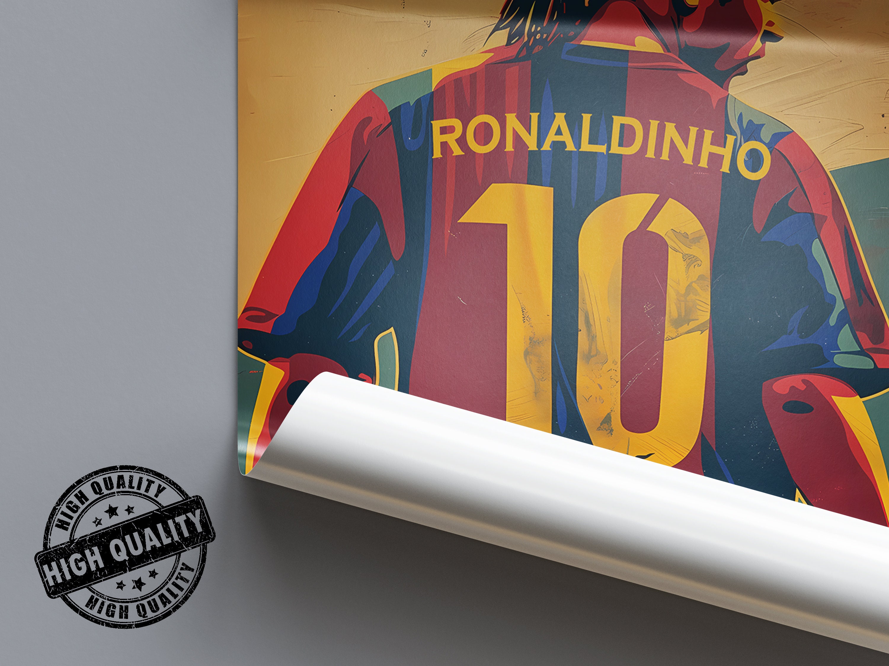 Ronaldinho Gaúcho Poster | Sports Prints | Football Prints | Aesthetic ...
