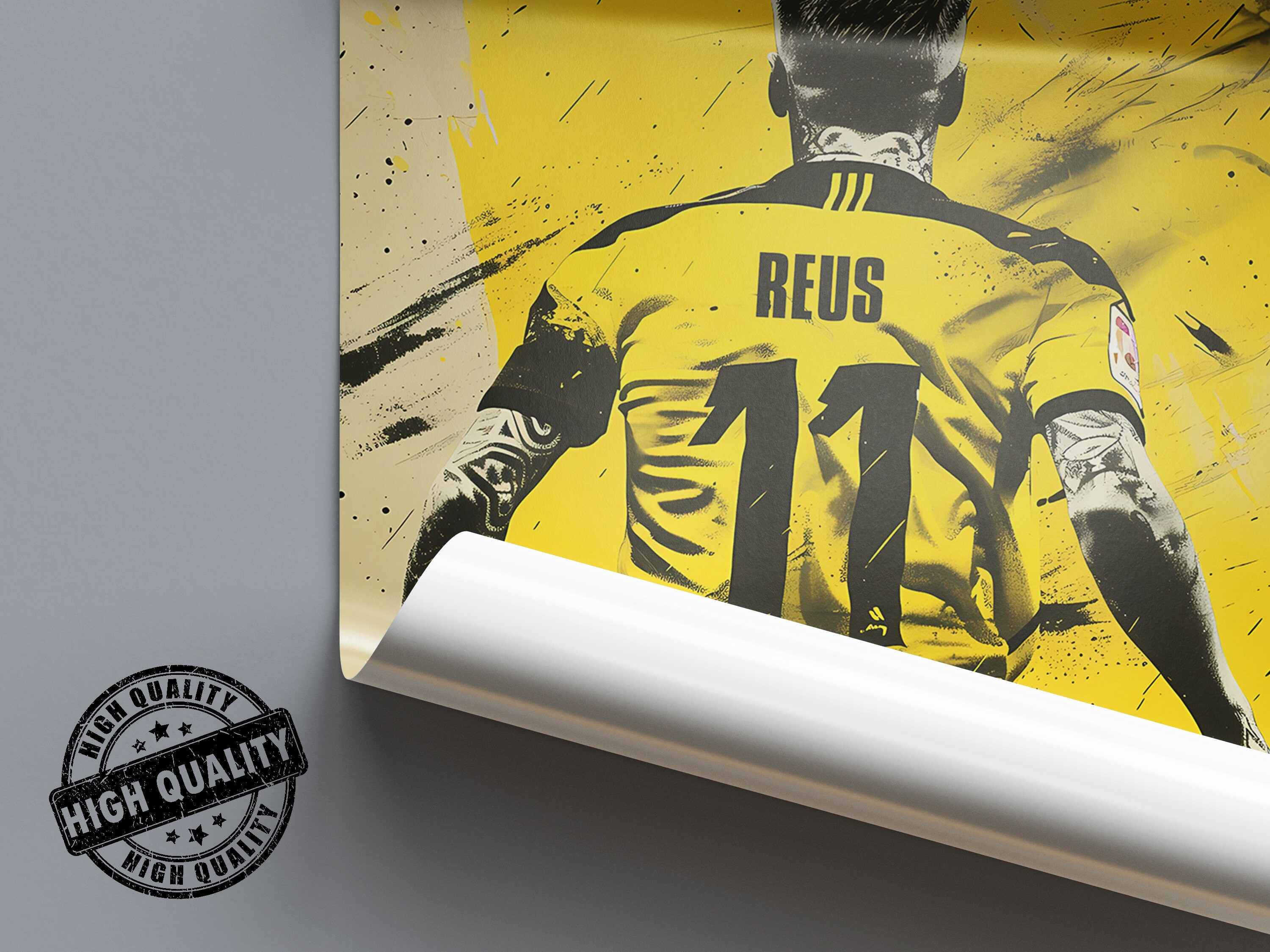 Marco Reus Poster | Sports Prints | Football Prints | Aesthetic Colors ...