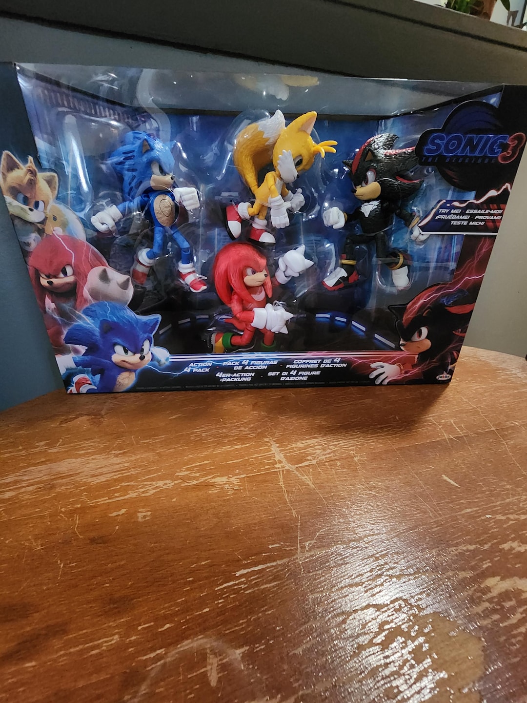 Sonic Hedgehog 3, Action Figures 4 Pack. Free Shipping. - Etsy