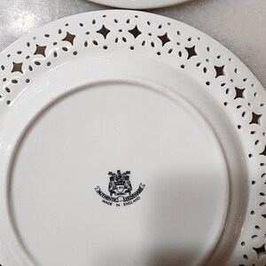 Authentic Leedsware Made in England . Pierced Creamware Plates. - Etsy