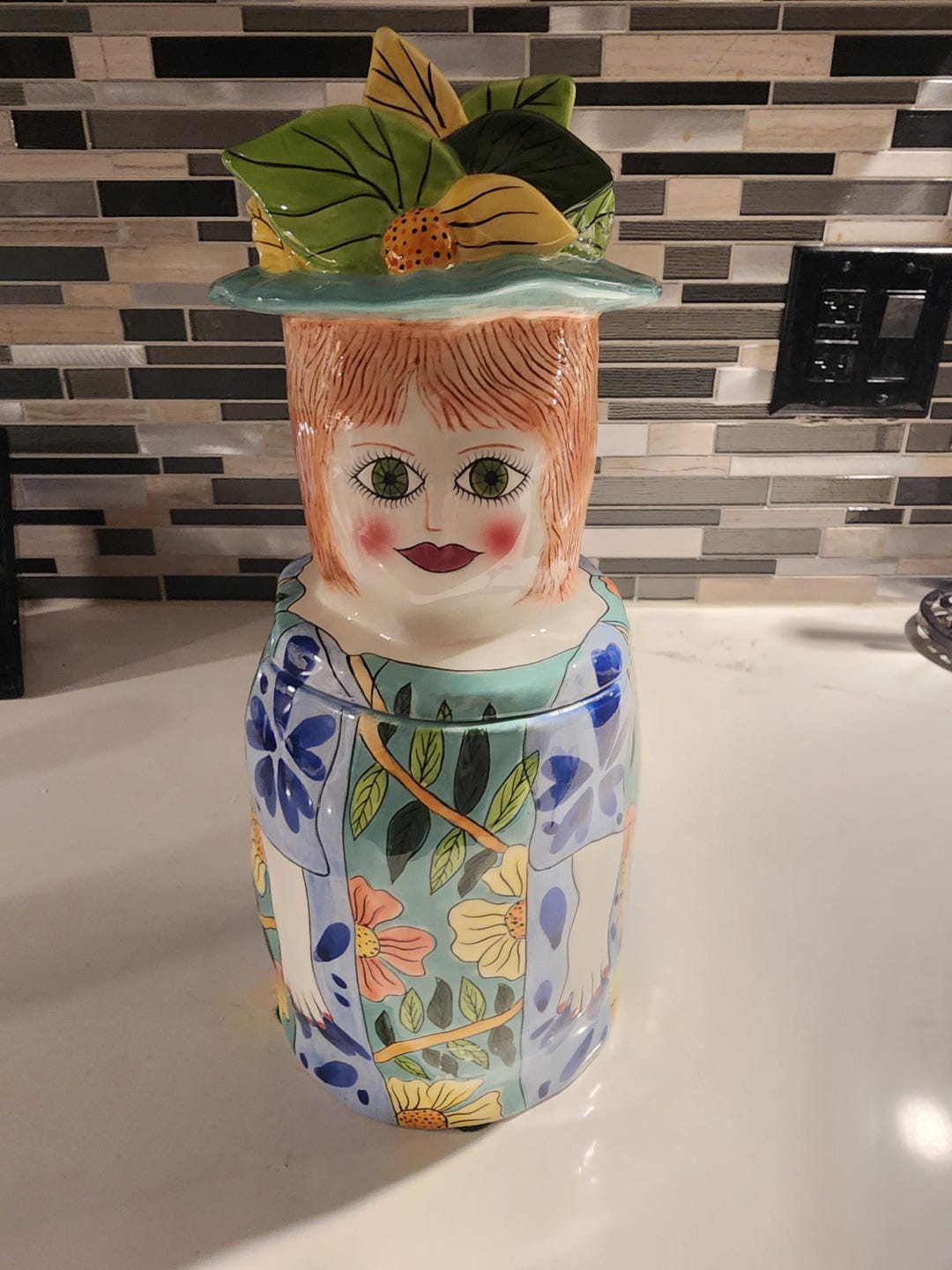 Vintage Hana Cookie Jar by Ganz - Etsy