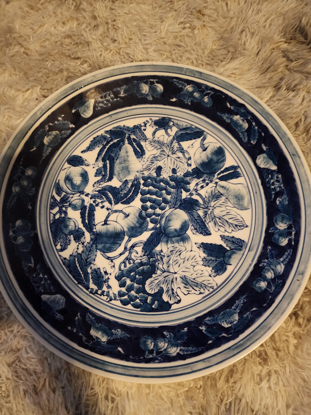 Centrum (R) Made in China Beautiful Blue and White Porcelain Large ...