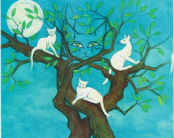 Entwined Tree Art - Etsy