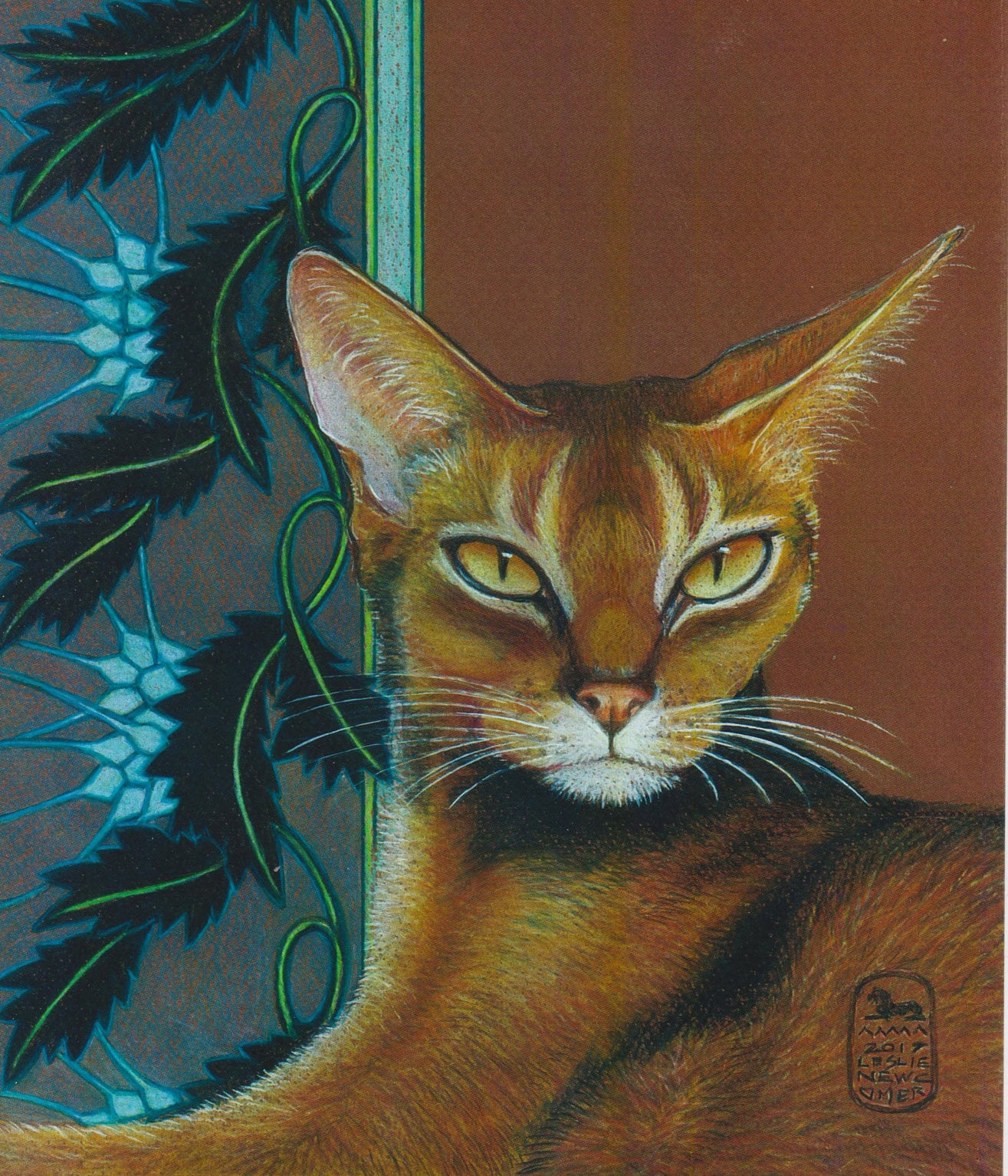 Abyssinian Cat Art Print, Abytude - Etsy