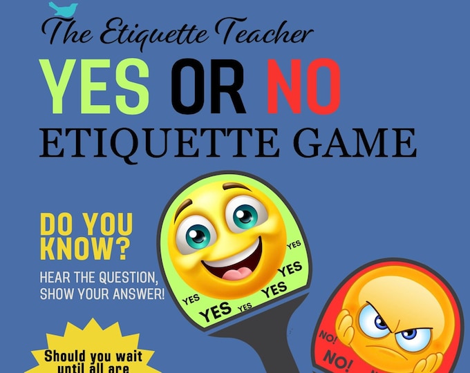 Etiquette Mastery: the Ultimate Table Manners Yes/no Quiz Game ...