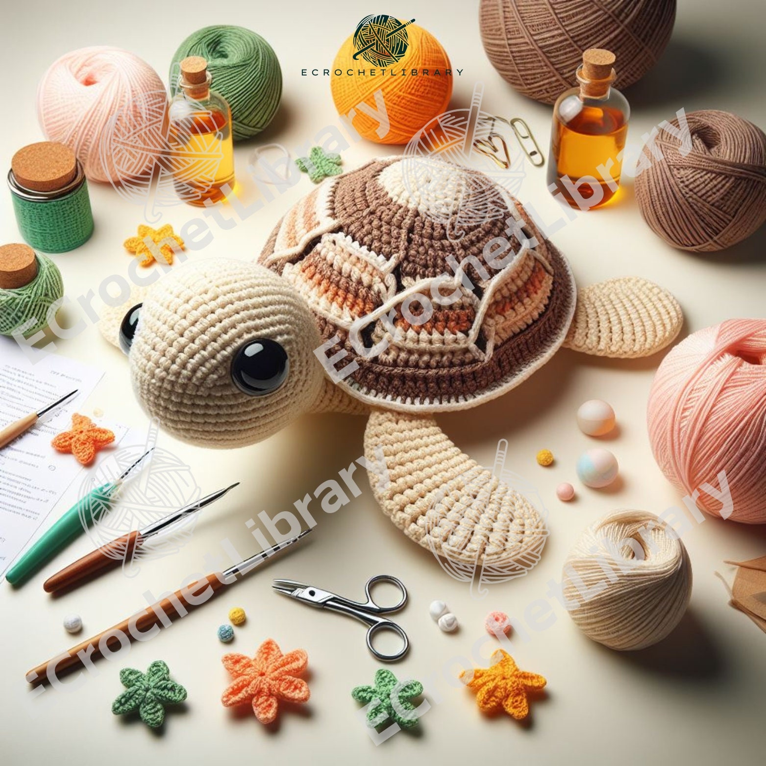 Explore Our Adorable Crochet Turtle Pattern Handcrafted With Love, This ...