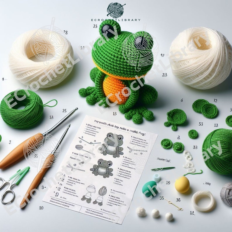 Explore Our Adorable Crochet Frog Pattern Handcrafted With Love, This ...