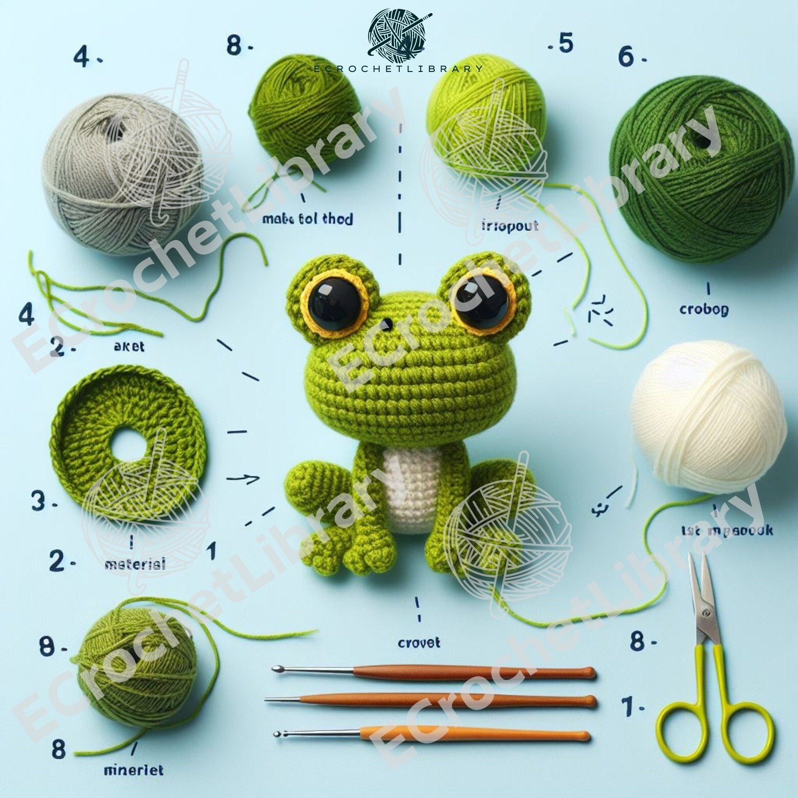 Explore Our Adorable Crochet Frog Pattern Handcrafted With Love, This ...