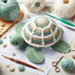 Explore Our Adorable Crochet Turtle Pattern Handcrafted With Love, This ...