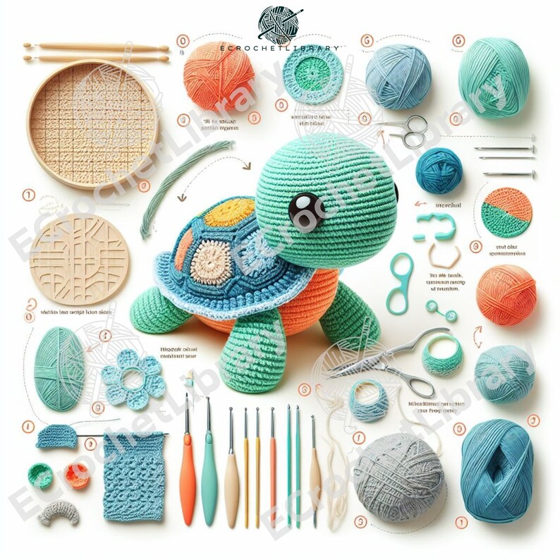 Explore Our Adorable Crochet Turtle Pattern Handcrafted With Love, This ...